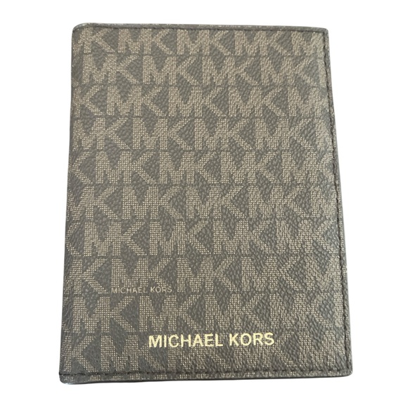 Michael Kors | Bags | Michael Kors Brown Monogram Passport Cover | Poshmark